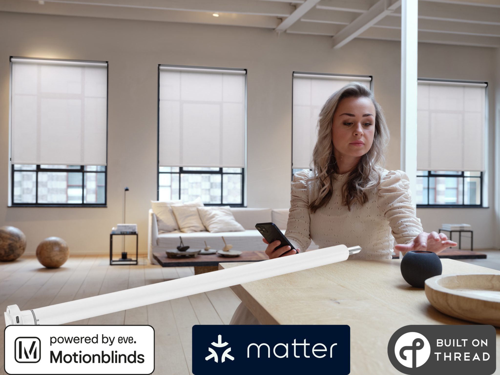 Eve Motionblinds | Simply Smarter automation | Window Treatment